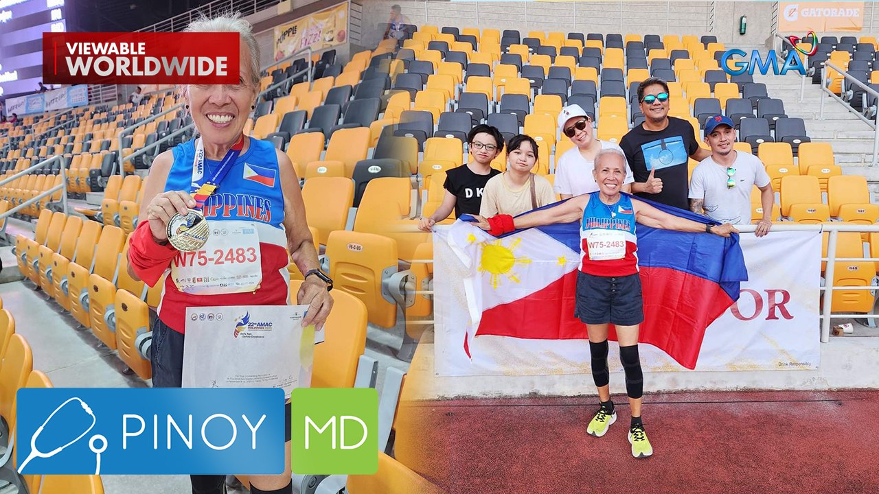 76-anyos na fastest running lola, batak at hindi umaatras sa takbuhan ...