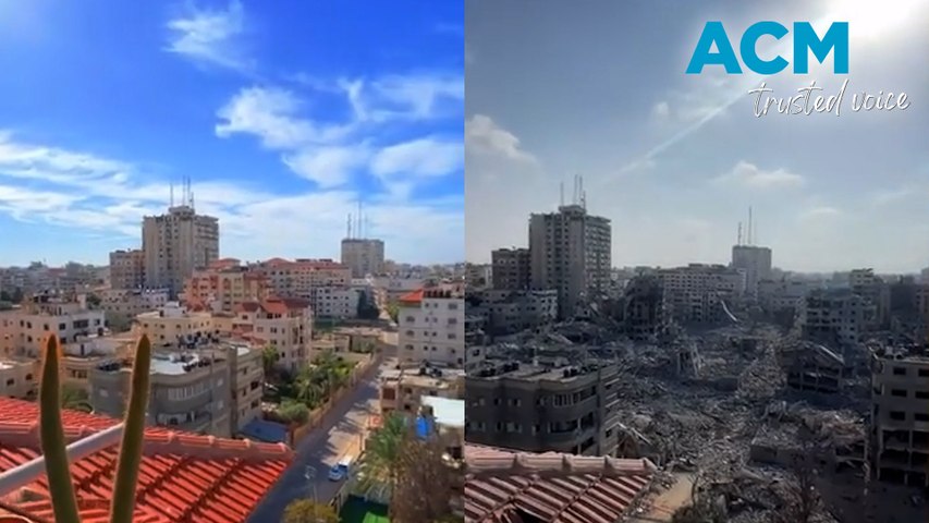 Gaza destruction: before and after footage of the warzone | The ...