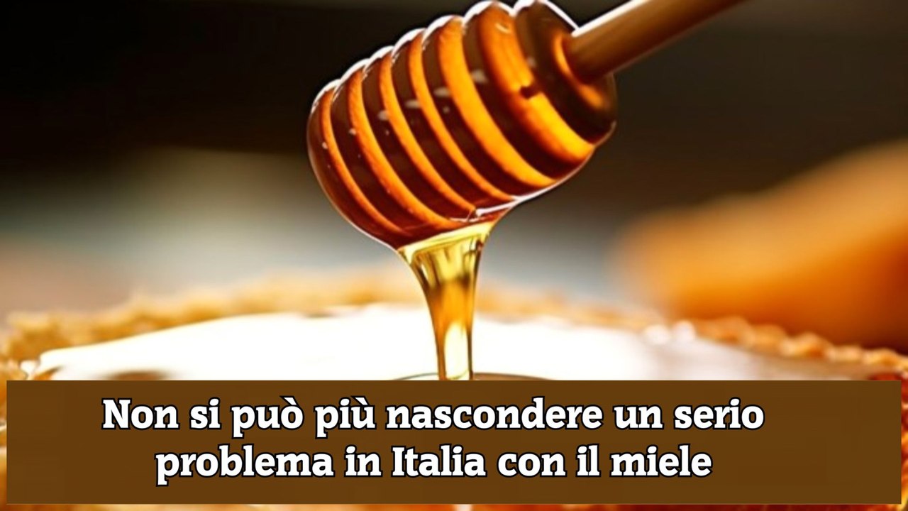 Non si può più nascondere un serio problema in Italia con il miele ...