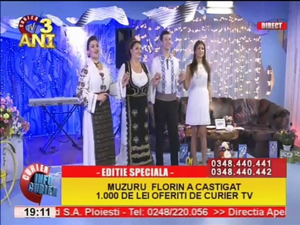 Iulia Mihai - A venit cucu-n Clejani (Info curier - Curier TV - 08.09. ...