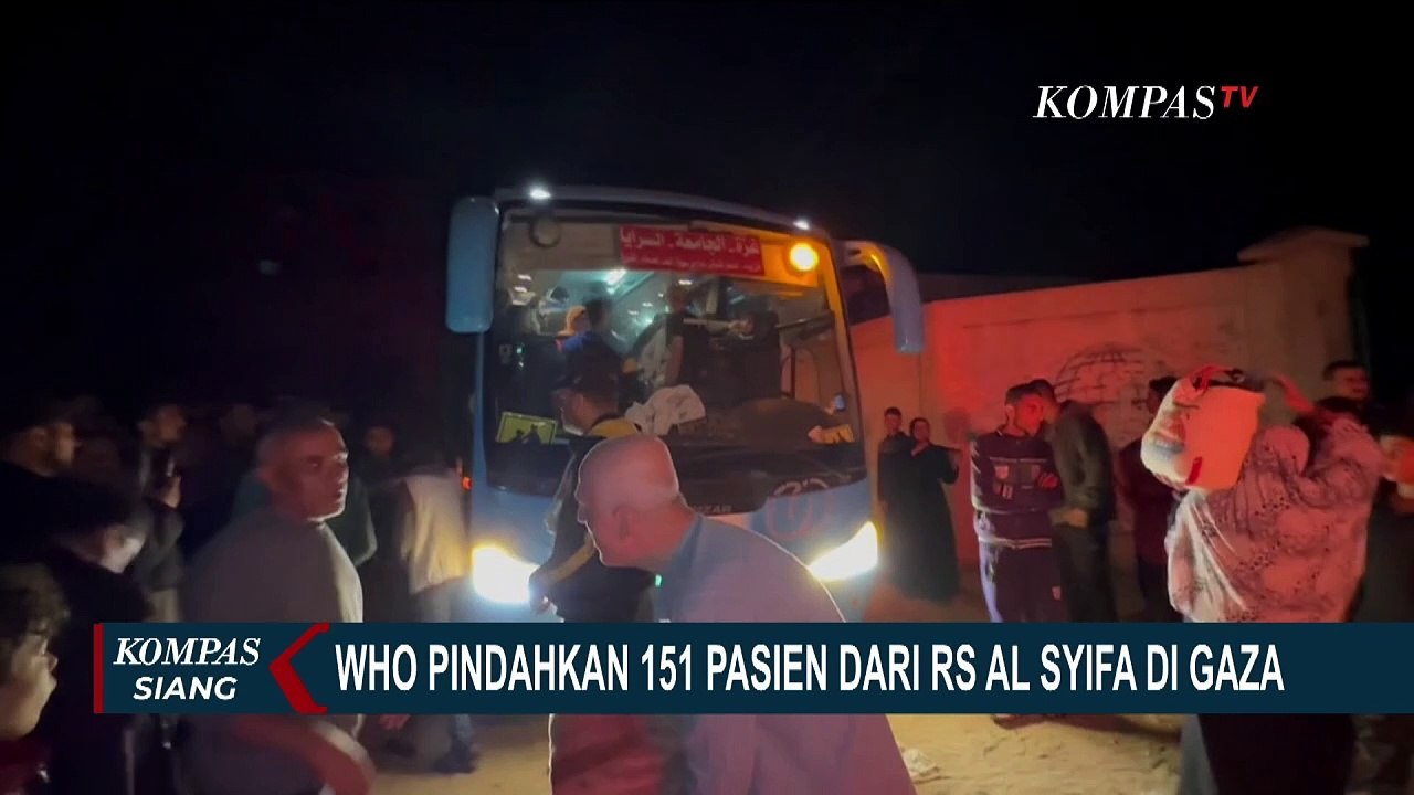 WHO Pindahkan 151 Pasien dari RS Al-Syifa ke Rumah Sakit di Selatan ...