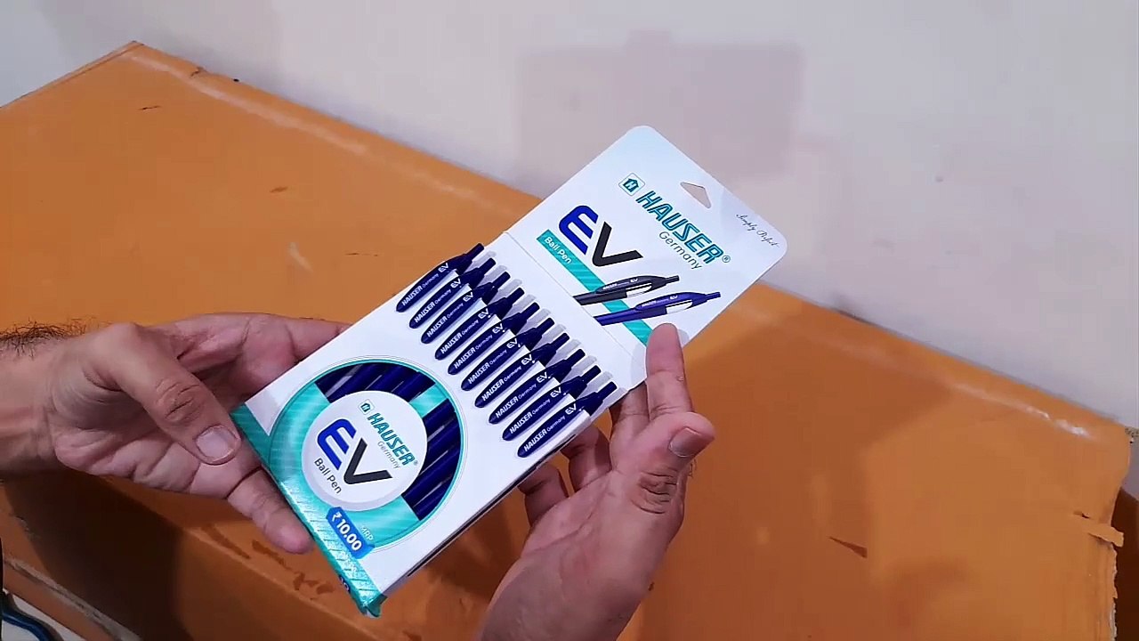 Unboxing and Review of hauser ev click ball pen for students - video Dailymotion