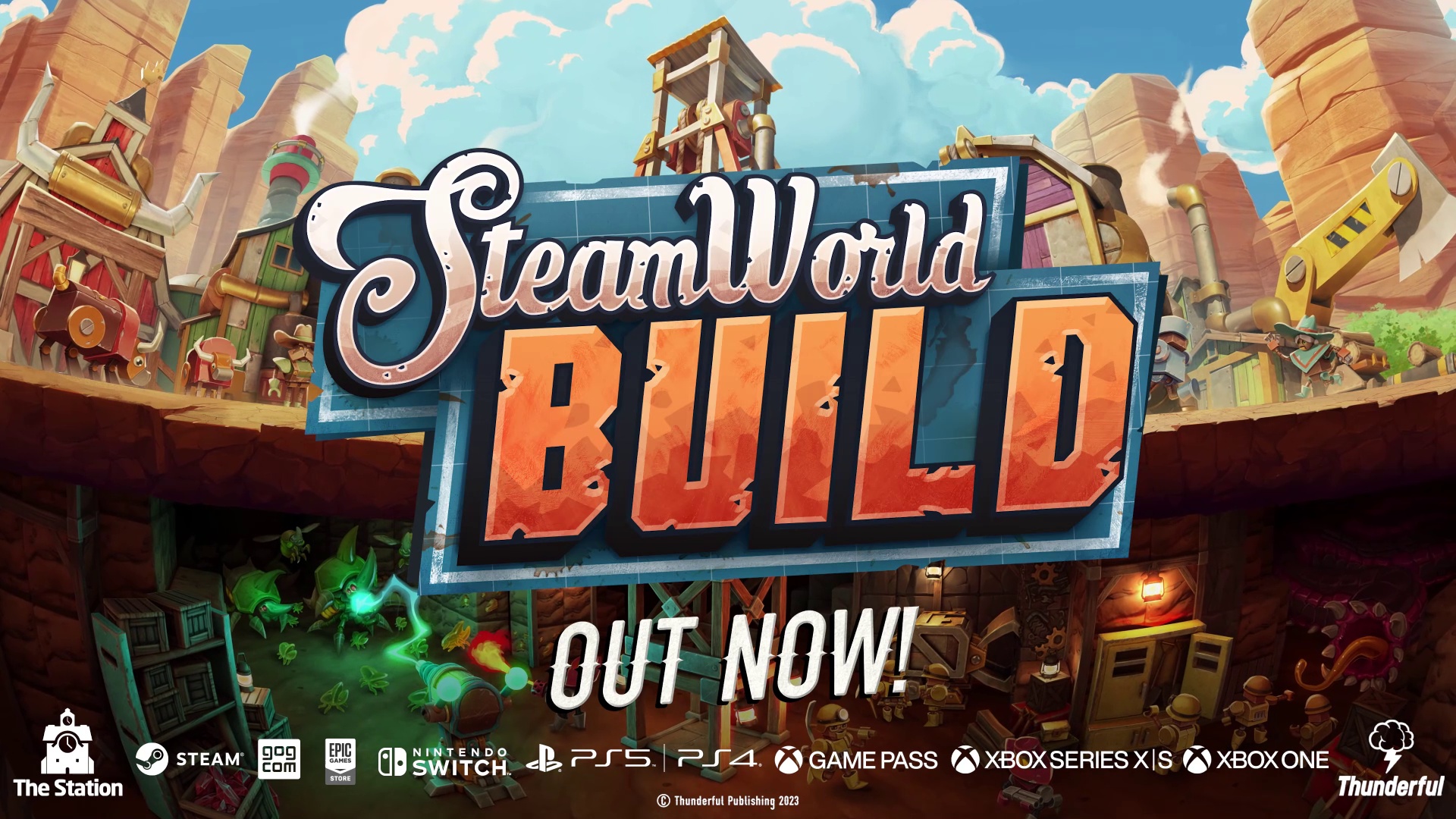 SteamWorld Build - Vidéo : SteamWorld Build - Bande-annonce de lancement - Gamekult