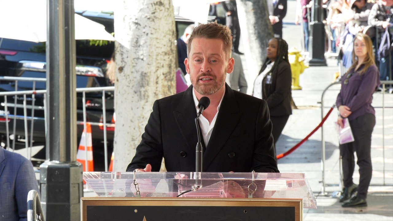 Macaulay Culkin Speech at his Hollywood Walk of Fame Star Ceremony ...