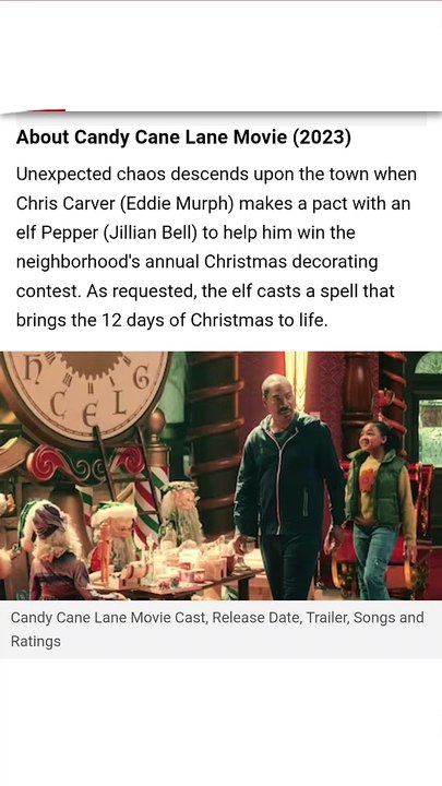 Candy cane lane movie trailer 2023 - video Dailymotion