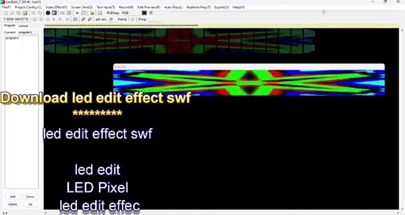 download led edit effect swf 3 - video Dailymotion