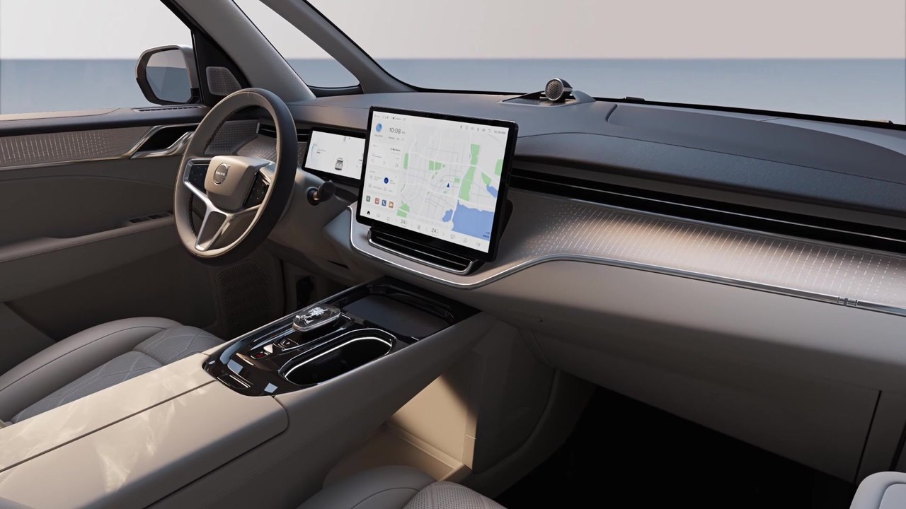 Volvo EM90 Moving Still - Interior Design - video Dailymotion