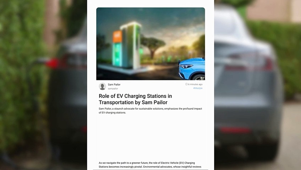 EV Charging Stations by Sam Pailor - video Dailymotion