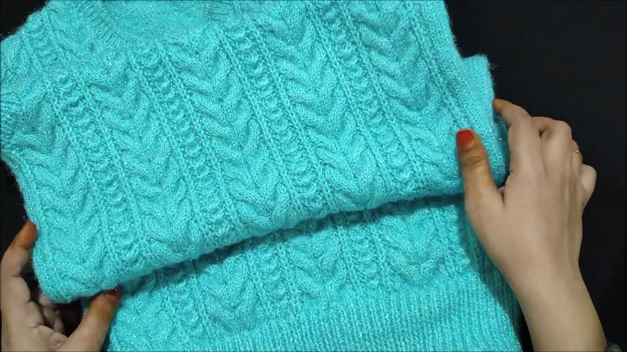 gents half sweater ki design #sweater ki bunai #knitting design #bunai ...