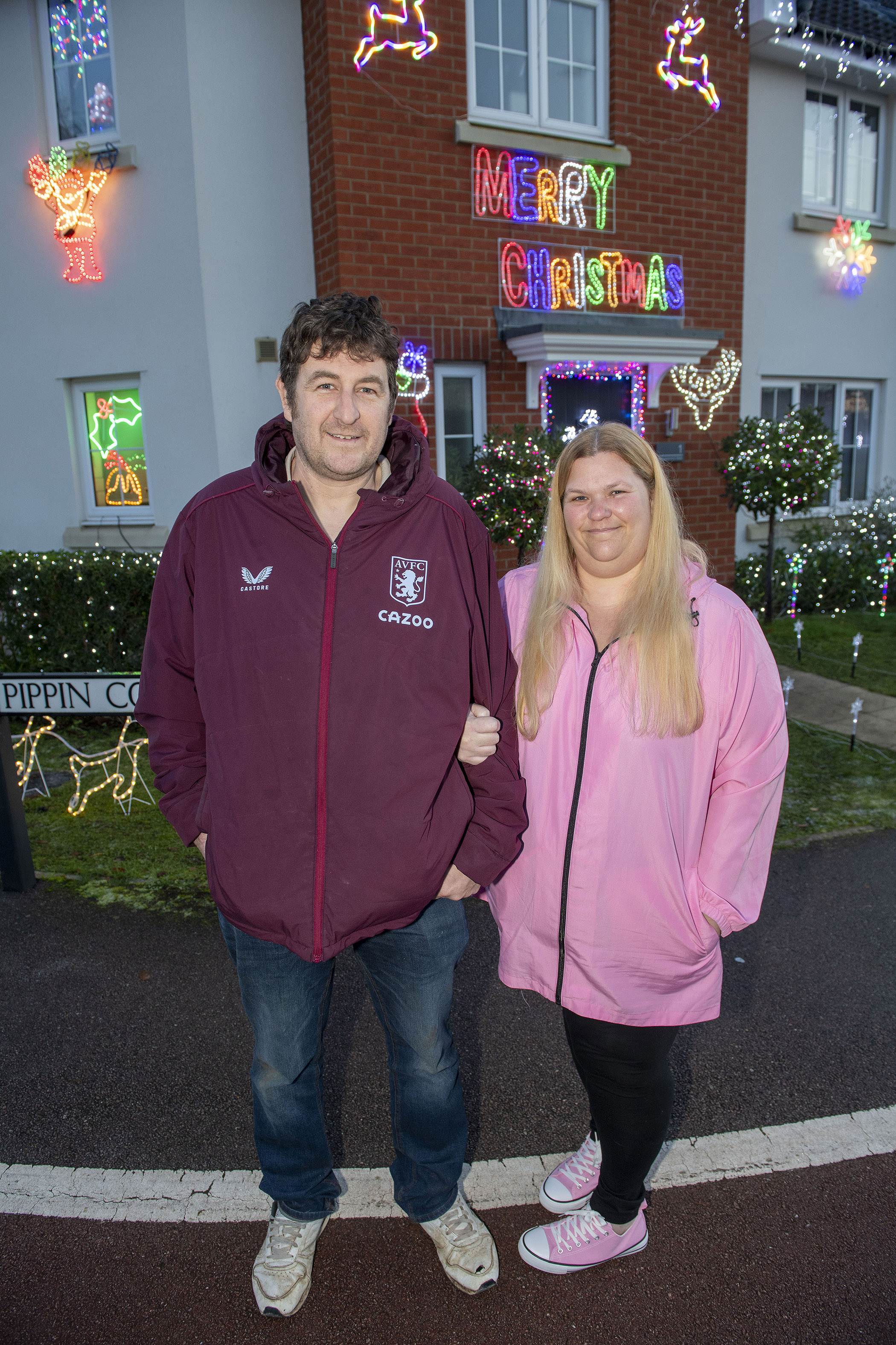Peppermint Walk festive lights, Red Lodge
