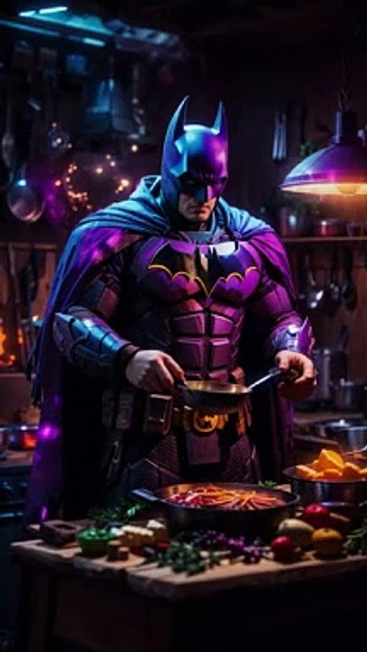 Batman cooking for Christmas - video Dailymotion