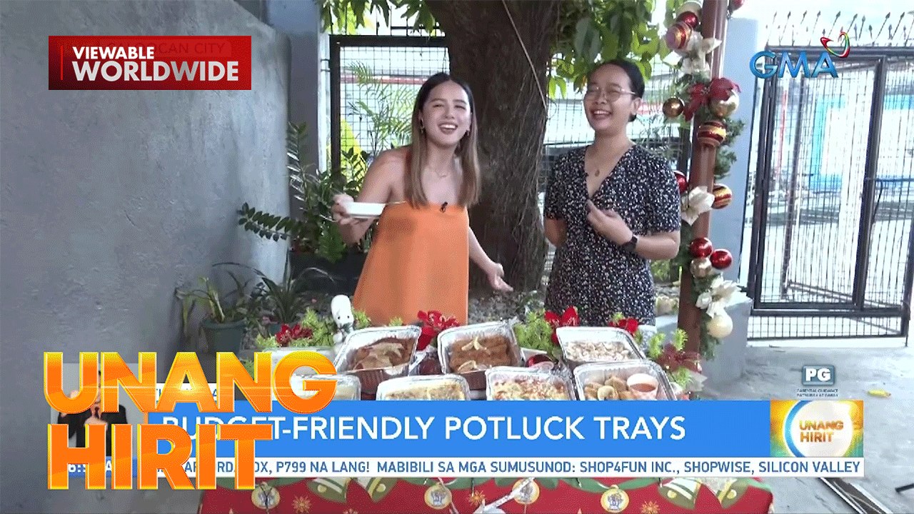 Budget-friendly potluck trays sa Caloocan | Unang Hirit - video Dailymotion