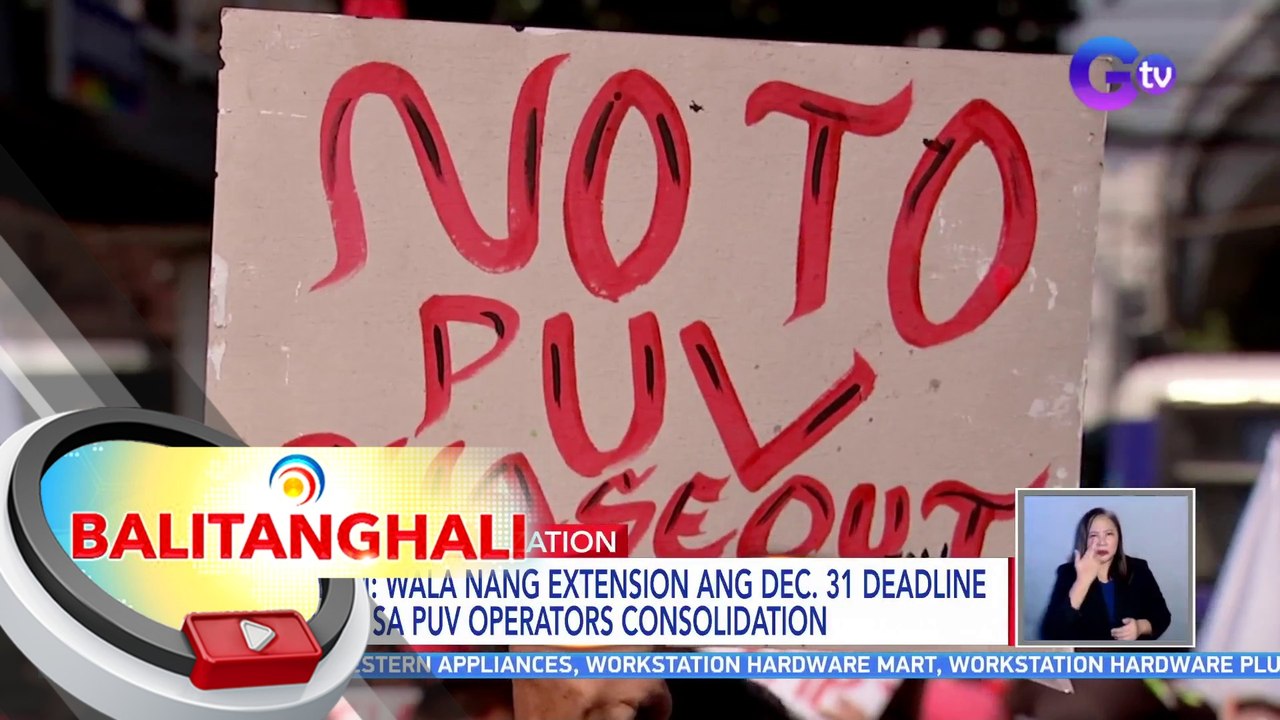 PBBM: Wala nang extension ang Dec. 31 deadline para sa PUV Operators ...