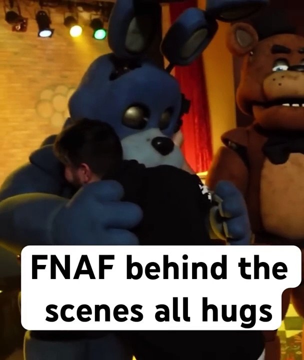 FNAF movie behind the scenes hugs - video Dailymotion