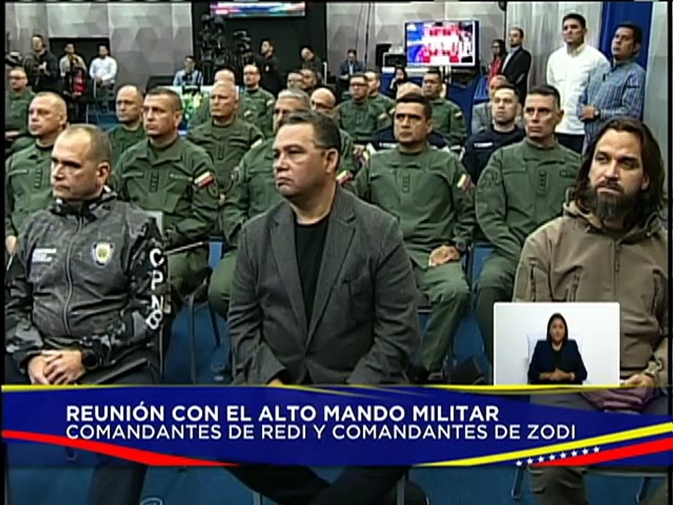 Pdte Nicolás Maduro Dirige Reunión Con El Alto Mando Militar