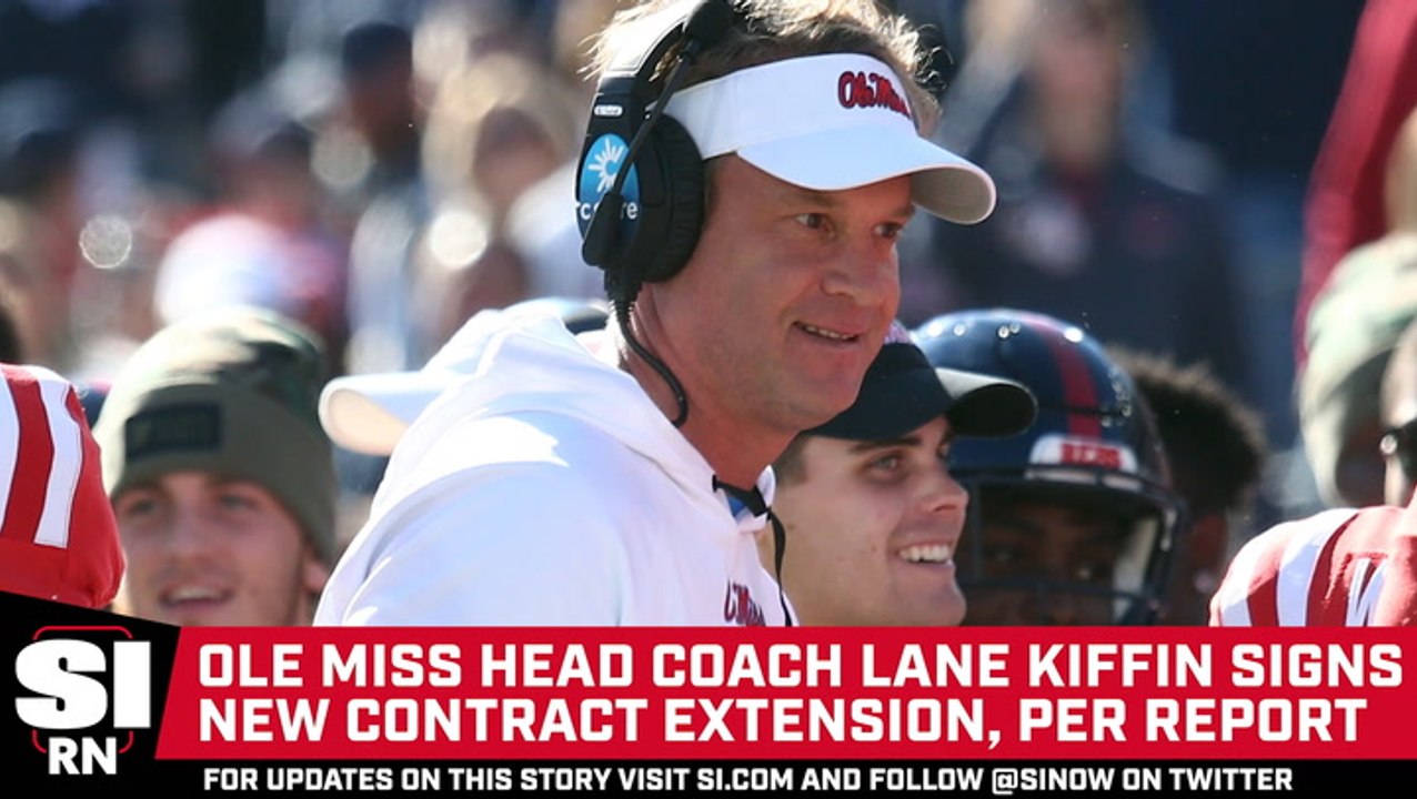 Lane Kiffin, Ole Miss Finalize Contract Extension - video Dailymotion