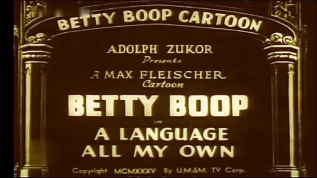 Betty Boop - A Language All My Own - Video Dailymotion