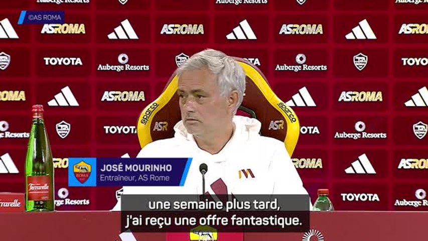 Mercato AS Roma : José Mourinho - "Malgré toutes les difficultés, j'ai ...