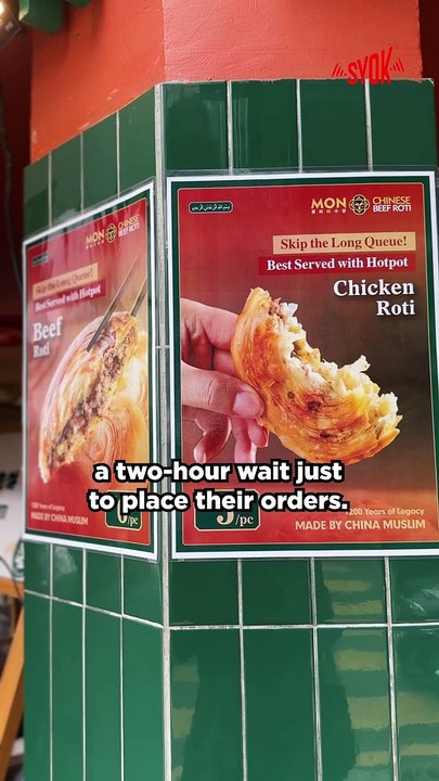 SYOK Eats: Mon Chinese Beef Roti @ Bukit Bintang - video Dailymotion