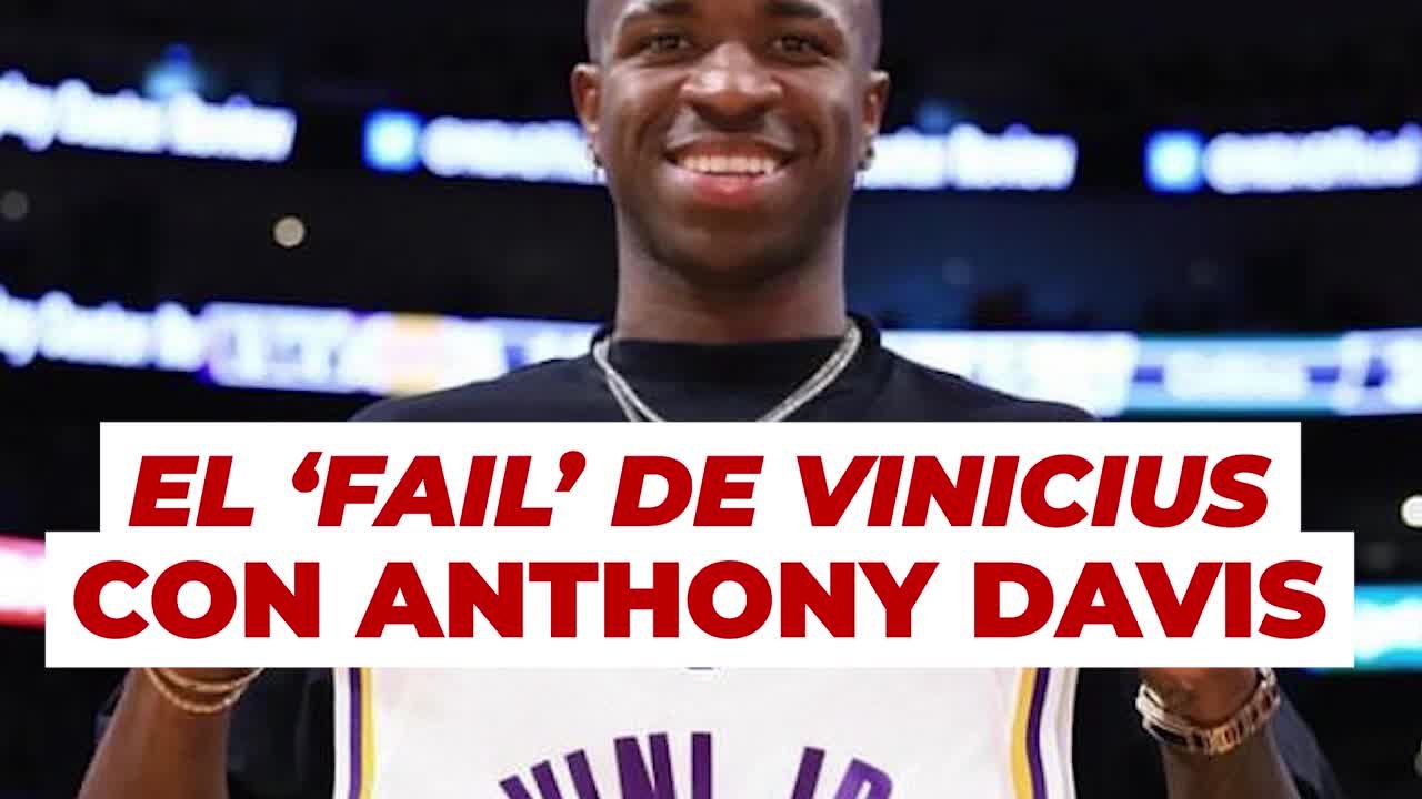 El 'fail' de Vinicius con Anthony Davis - Vídeo Dailymotion