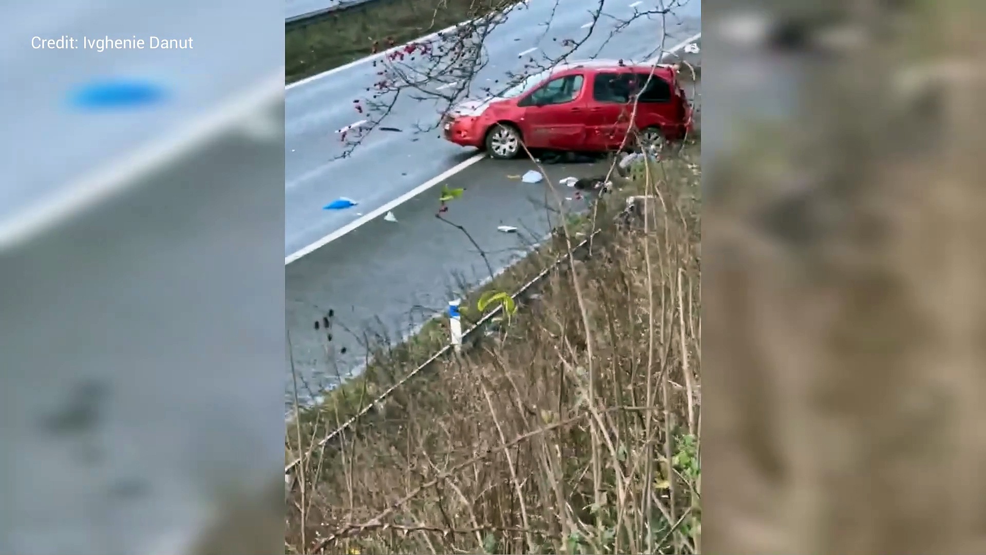 M2 crash near Medway Moto services