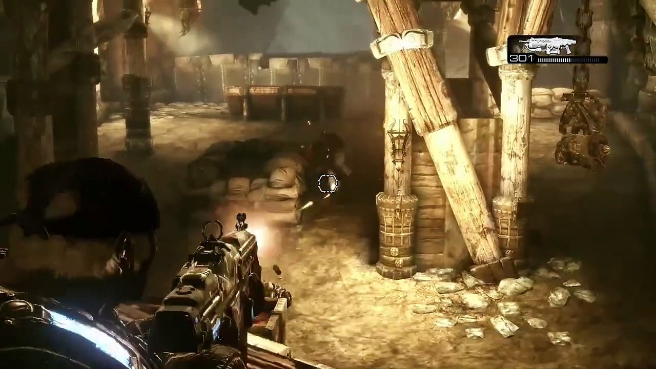 Gears of War 3 part 8 Corpser Boss Fight - video Dailymotion