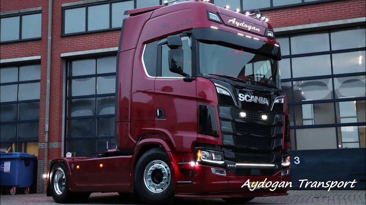 Aydogan Transport First Scania 770S NextGeneration V8 - Vidéo Dailymotion