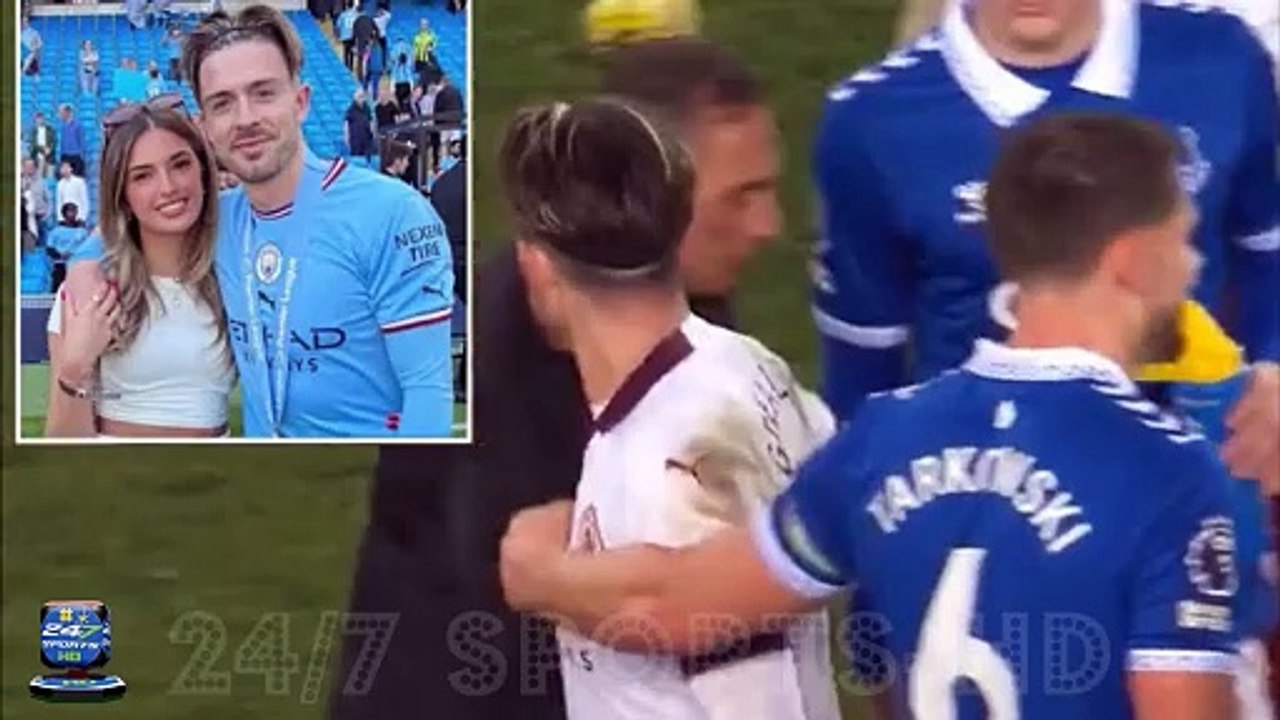 Moment: Jack Grealish's Face is Etched with Concern as he Rushes Down ...