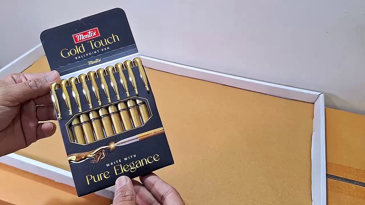 Unboxing and Review of Montex Gold Touch Ball Point Pen for students ...