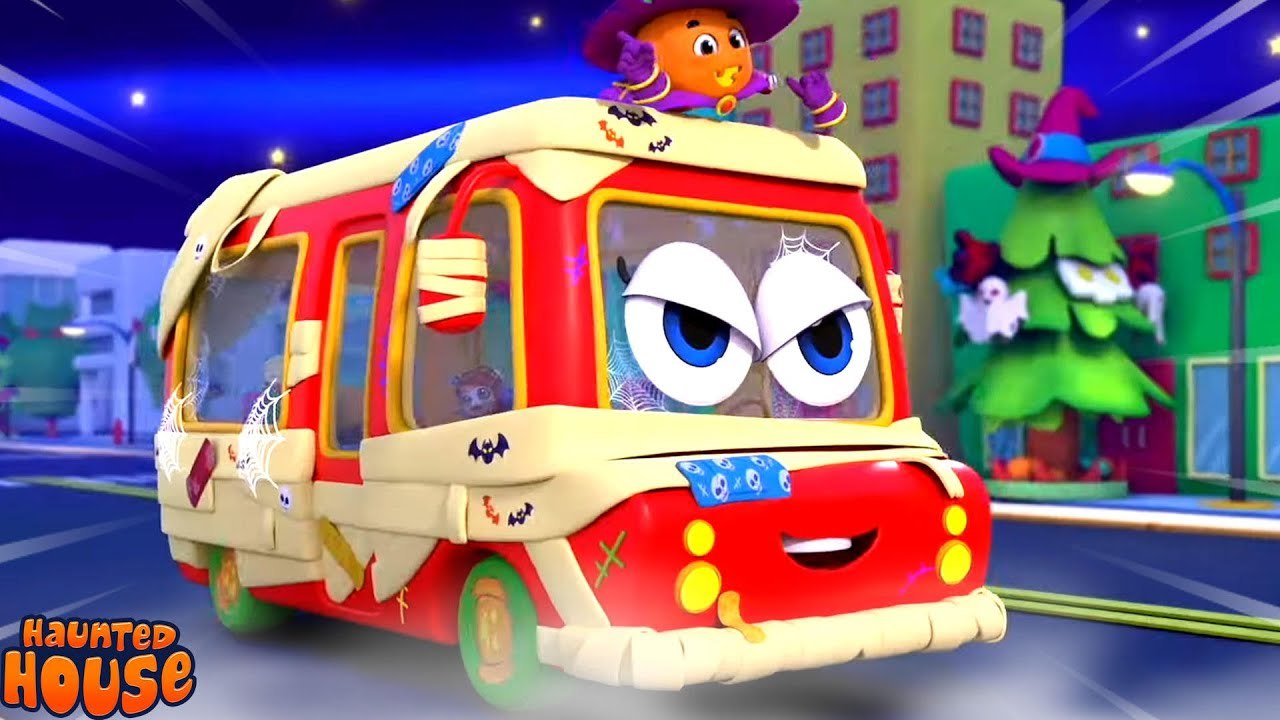 Halloween Wheels On The Bus + More Funny Halloween Rhymes For Kids ...