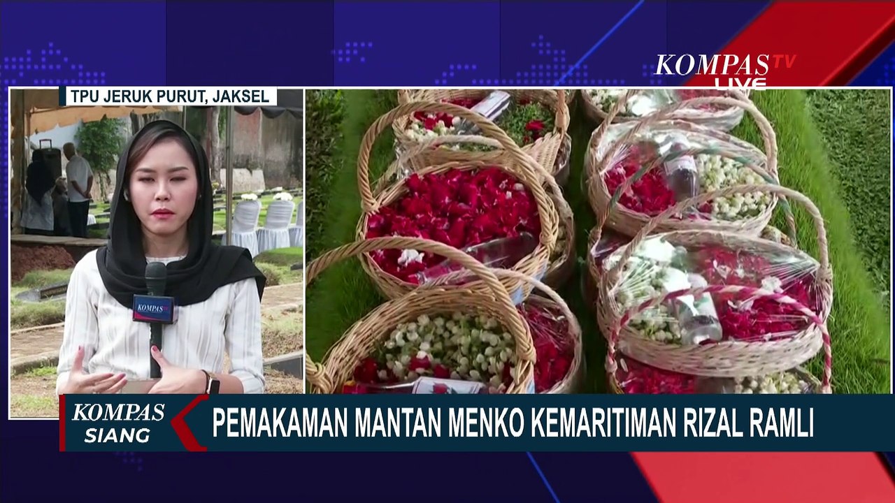 Jenazah Rizal Ramli Dimakamkan di TPU Jeruk Purut, Satu Liang Lahat ...