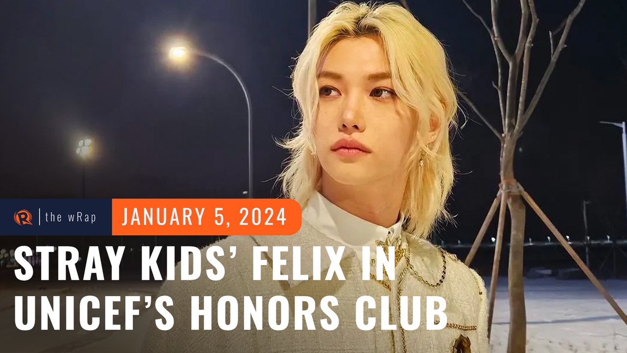 Stray Kids’ Felix now youngest member of UNICEF’s Honors Club - video ...