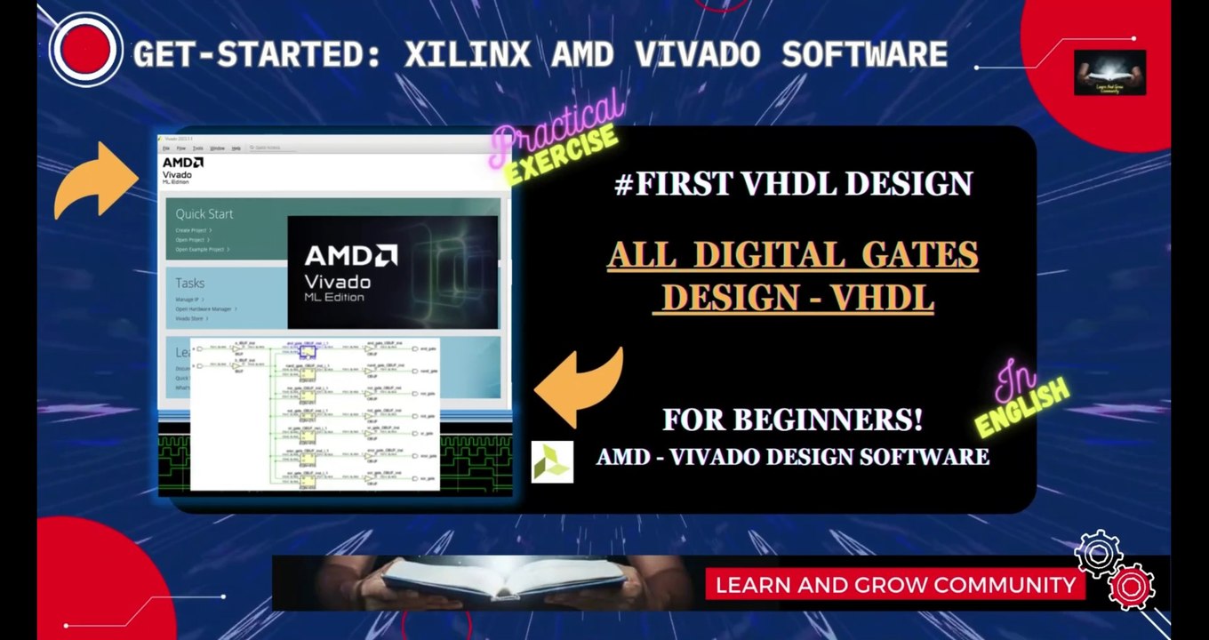 Xilinx Vivado VHDL Tutorial: Learn, Simulate, and Synthesize All Basic ...