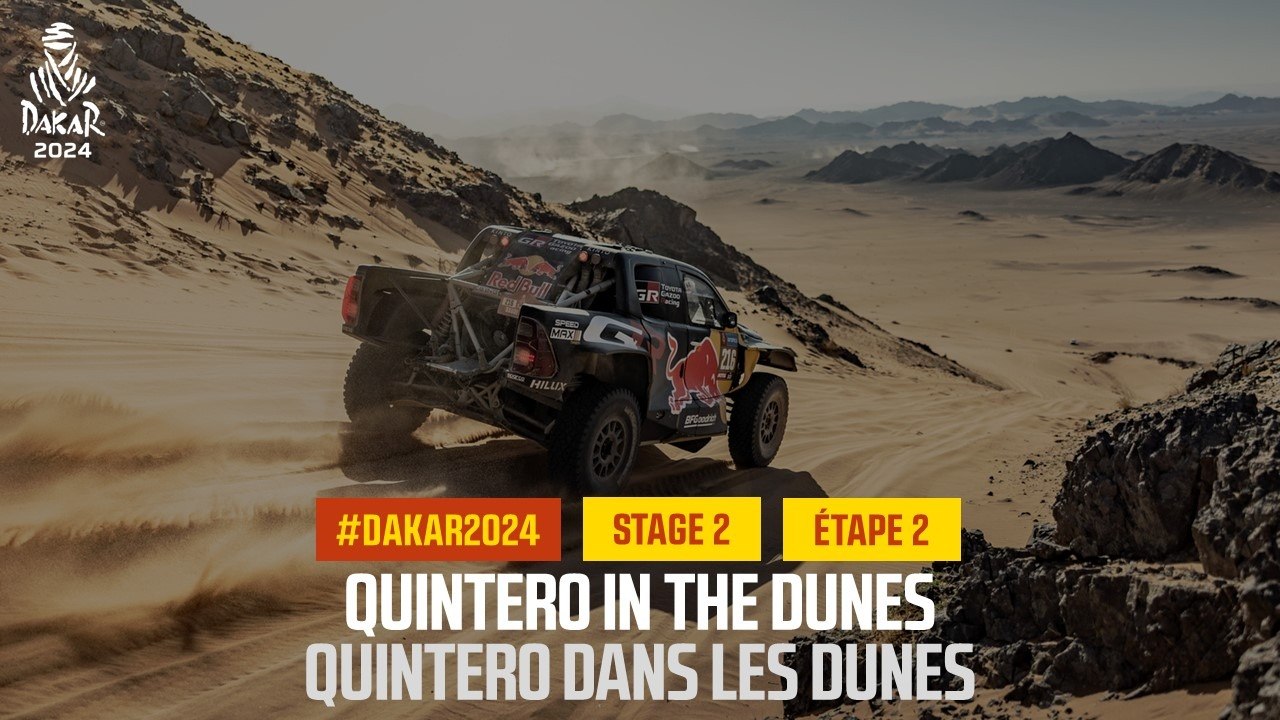 Quintero having fun in the dunes - Stage 2 - #Dakar2024 - Vidéo Dailymotion