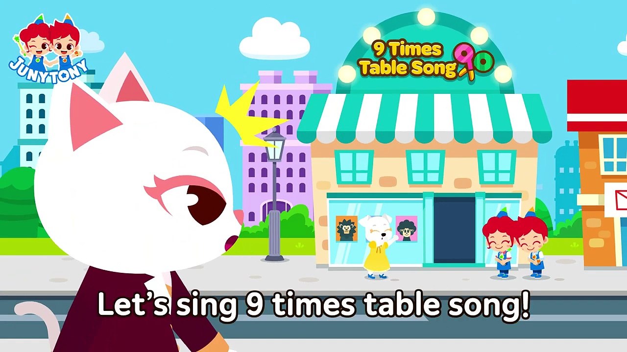 9 Times Table Song Multiply By 9 School Songs Multiplication Songs for ...