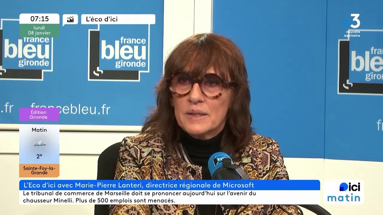 Marie-Pierre Lanteri, directrice régionale de Microsoft - Vidéo Dailymotion
