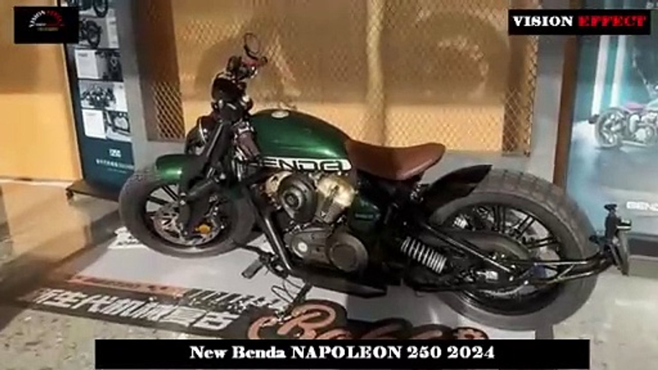 250 V-twin Engine, 249cc, New Benda NAPOLEON 250 2024 - video Dailymotion