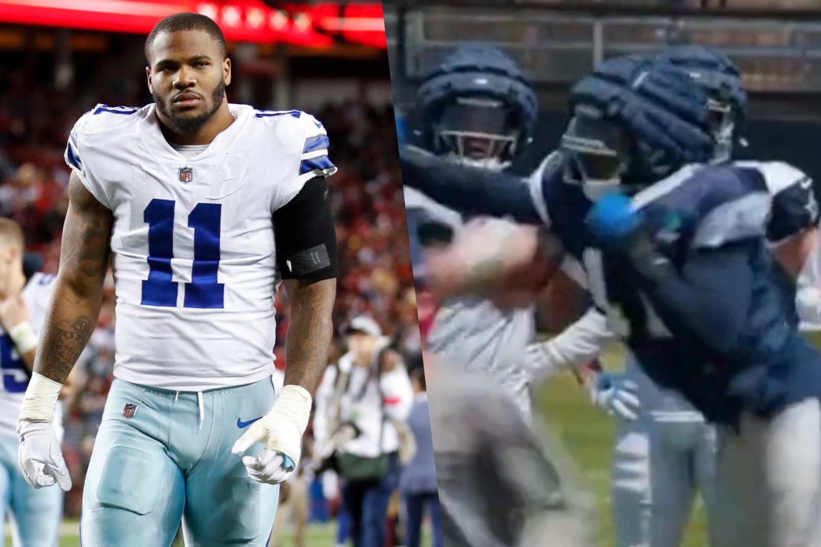 Micah Parsons isn't himself and punches Tyler Biadasz: The helmet saved ...