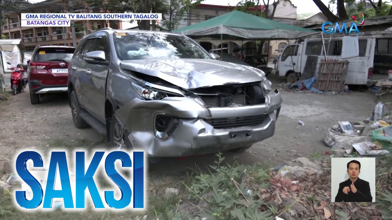 Babaeng rider, patay matapos mabangga ng SUV | Saksi - video Dailymotion