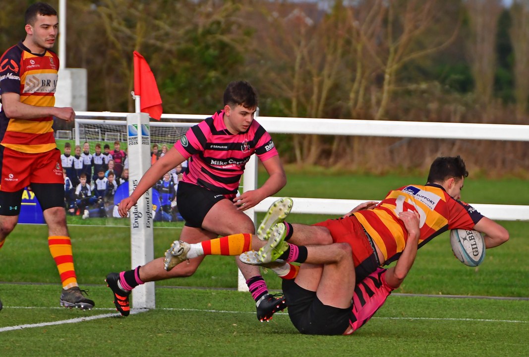 Chobham RFC, scarlet and gold, at Aylesbury 6-1-24 - video Dailymotion