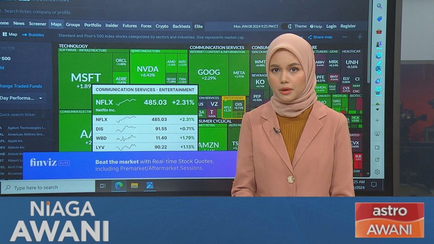 Niaga AWANI: S&P 500: 9th January 2024 markets performance | Astro Awani