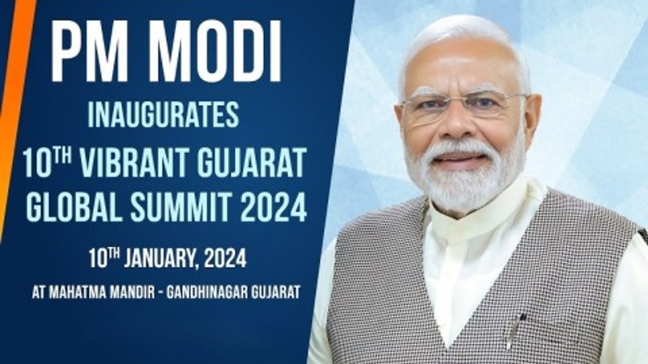 PM Modi Inaugurates Vibrant Gujarat Global Summit 2024 | NDTV Profit ...