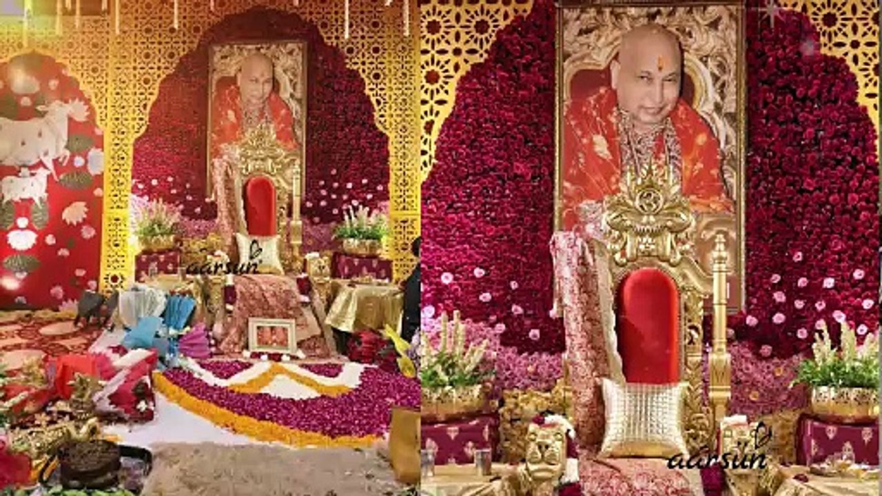 Shukrana Guruji Gaddi Custom-Made Throne Chairs for Satsang & Devotion ...