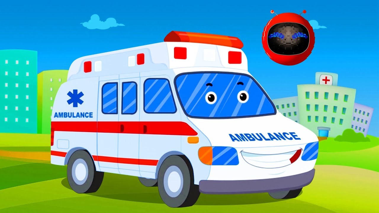 Ambulance - Emergency Vehicle Makeover Cartoon Video By Kids Tv Channel ...