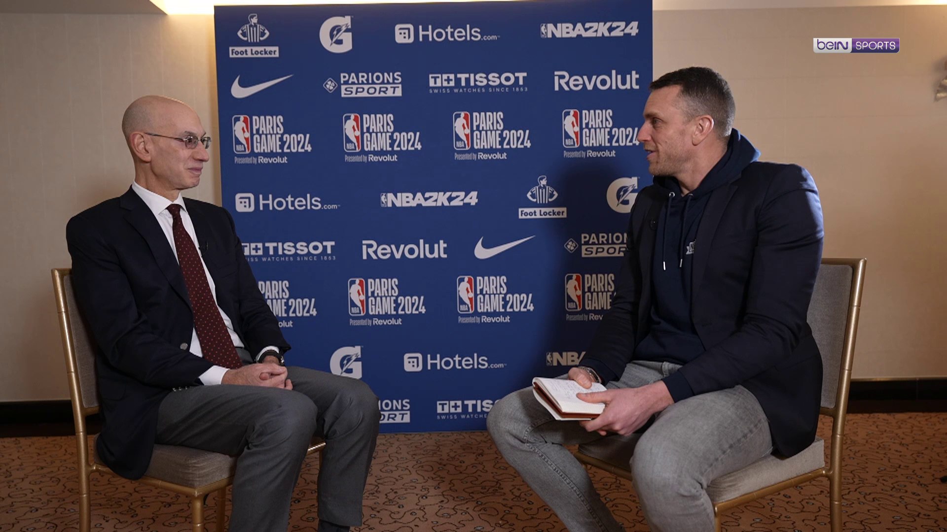 NBA : Entretien exclusif avec Adam Silver avant le NBA Paris Game ...