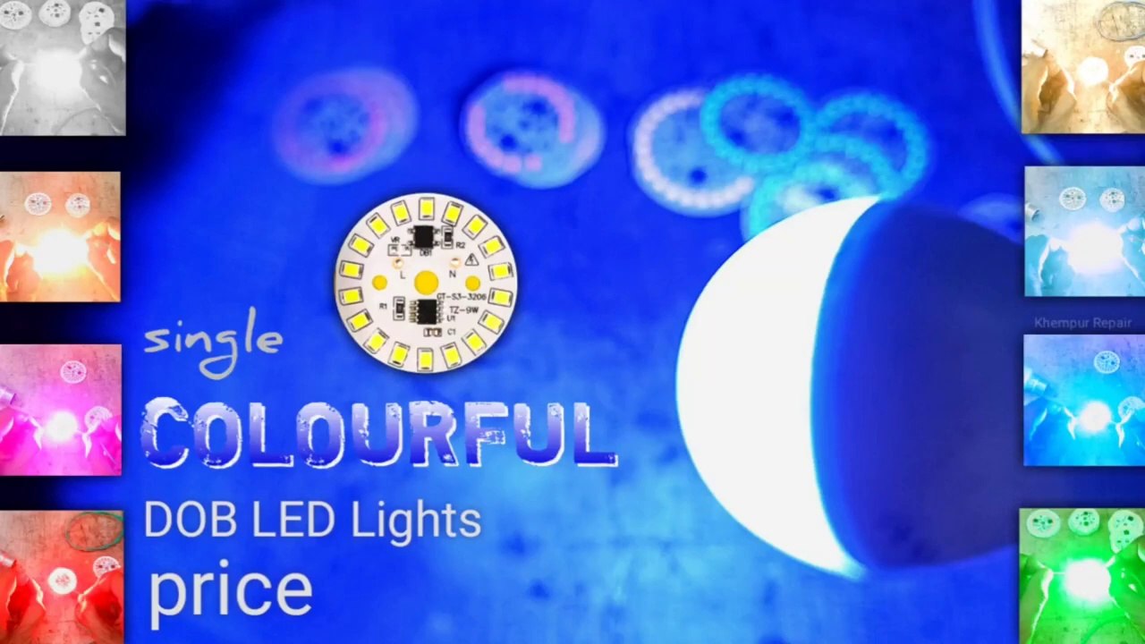 single COLOURFUL DOB LED Lights price | alfa dob | Alfa dob light - video Dailymotion