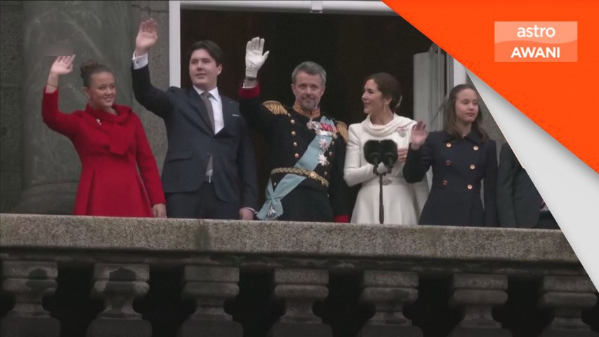 Raja Frederik X menaiki takhta raja baharu Denmark | Astro Awani