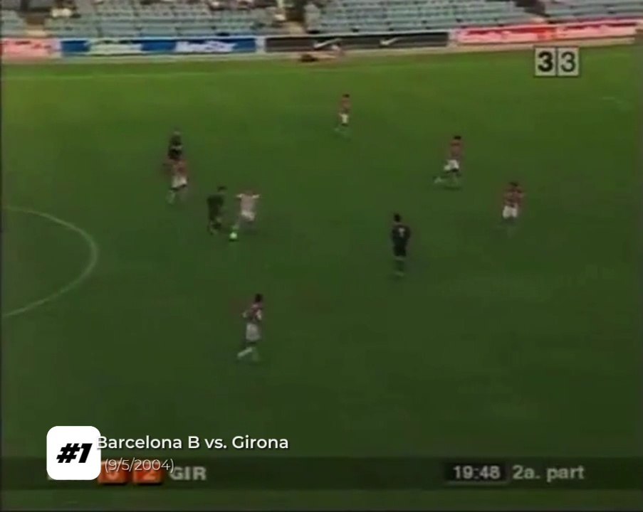 Day #1 | Messi 1st goal | Barcelona B vs Girona (9/5/2004) - video ...
