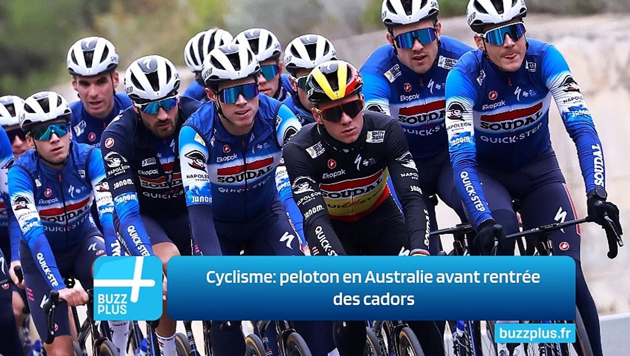 Cyclisme: peloton en Australie avant rentrée des cadors - Vidéo Dailymotion