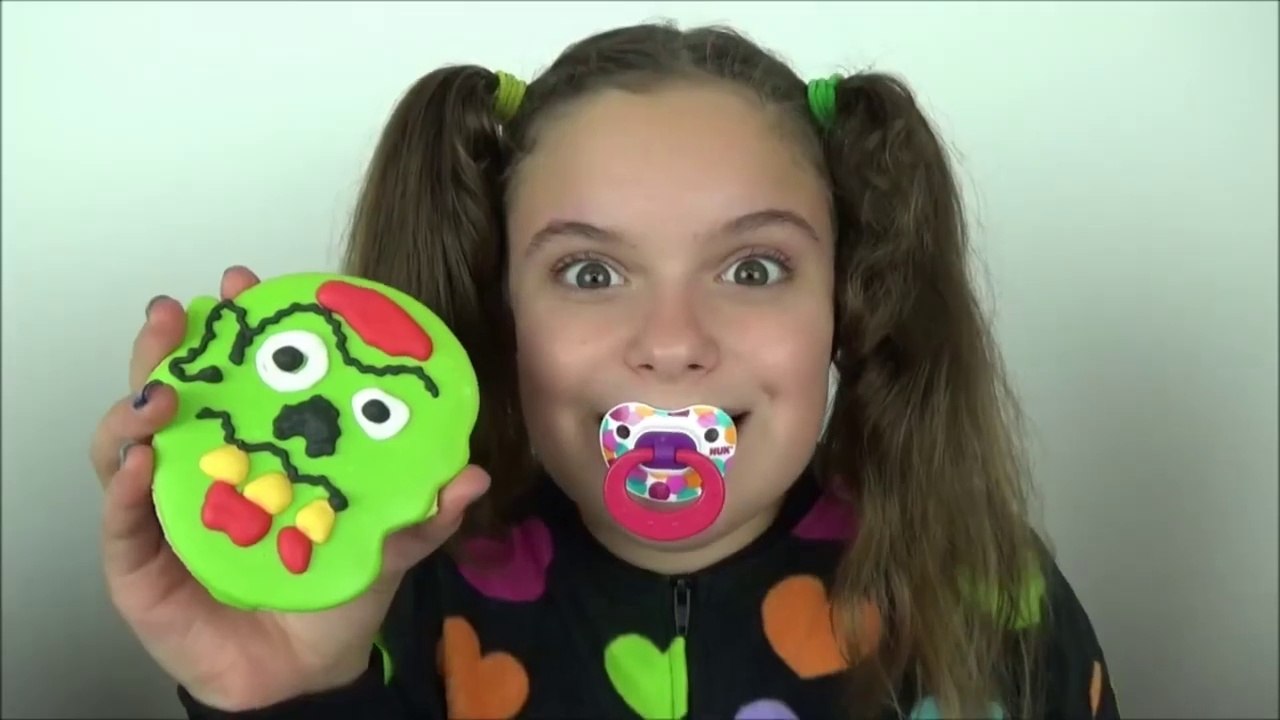 Bad Baby Eating Halloween Candy Gummy Treat Challenge Victoria ...